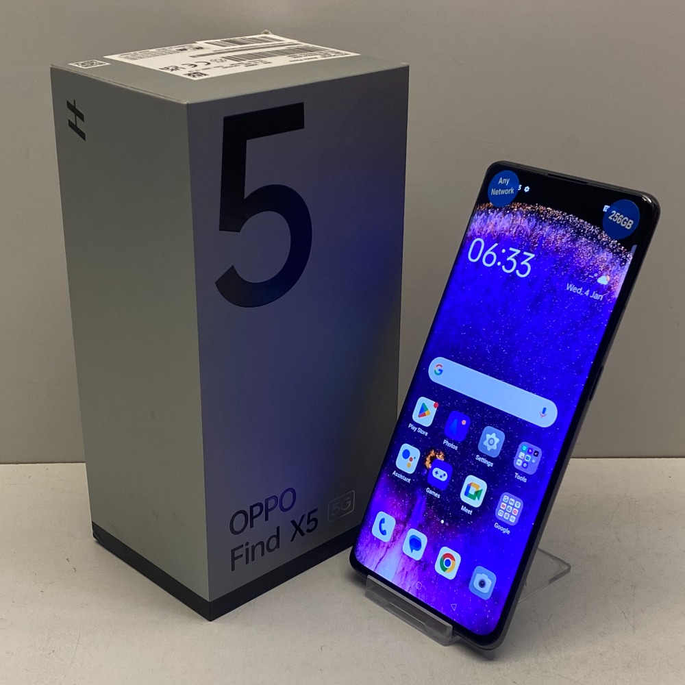 Used Oppo Find X5 Unlocked Model CPH2307 256GB in Black Boxed - Own4Less